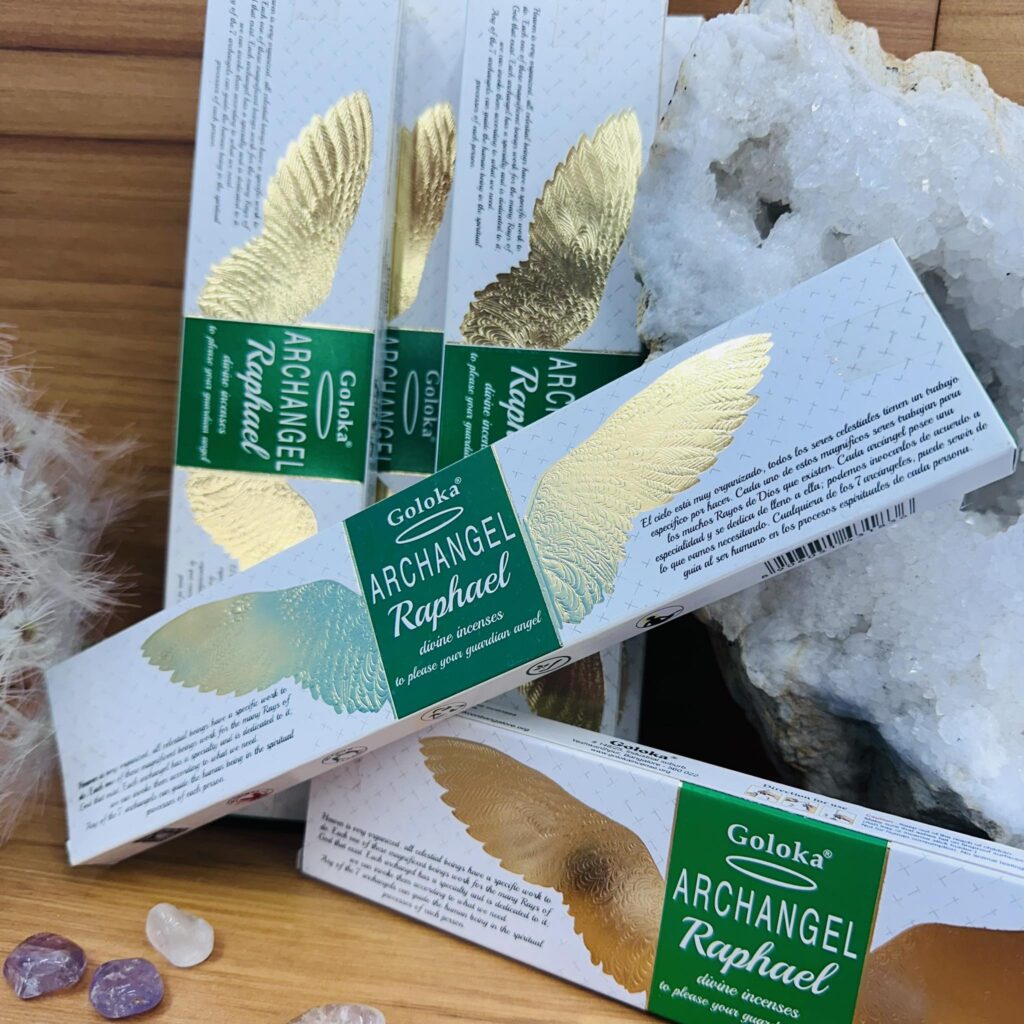 Galoka Archangel Raphael Incense – Crystal Bliss
