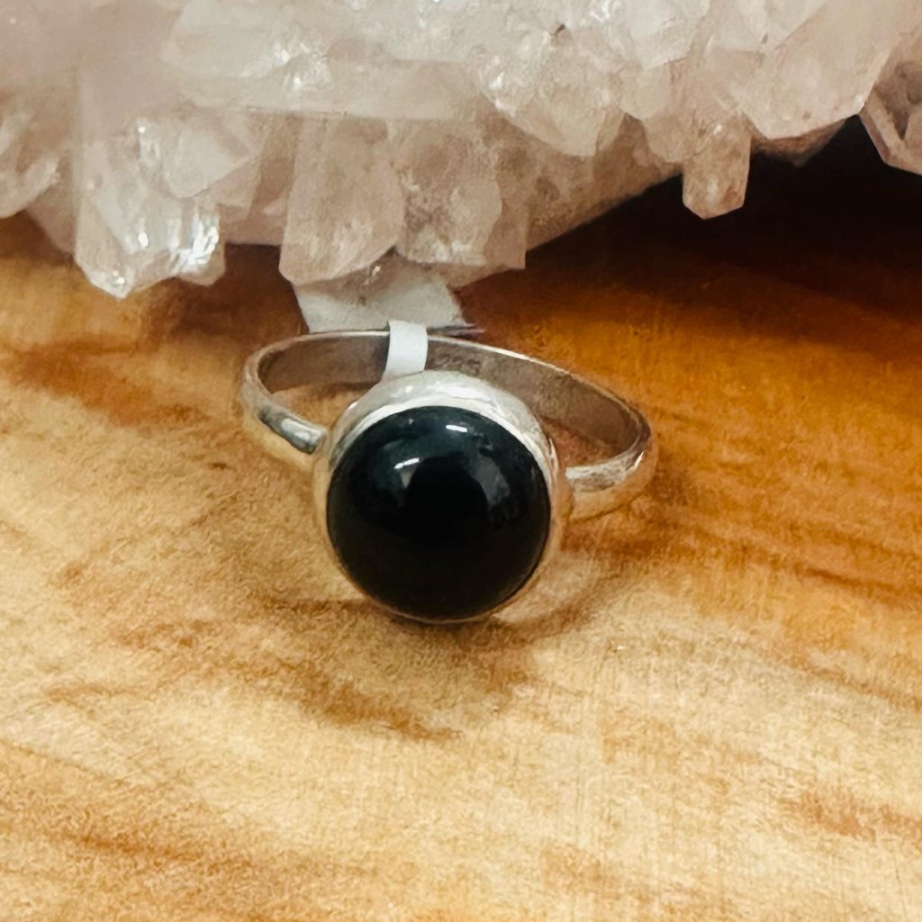 Onyx 10mm Ring – Crystal Bliss
